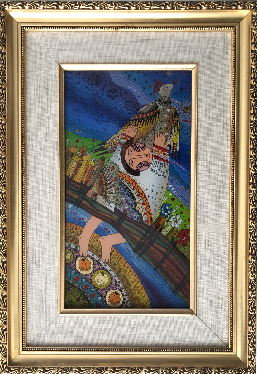 Icarus - Glass Painting – Yevshan