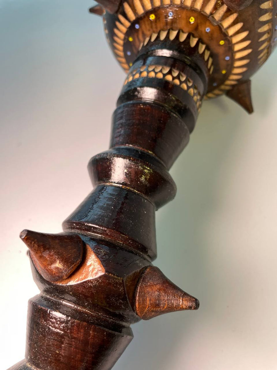 Bulava - 24" Dark engraved wood – Yevshan